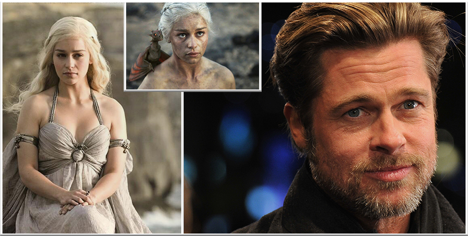 Brad Pitt si Emilia Clarke, o posibila idila?! Cati bani a dat actorul ...