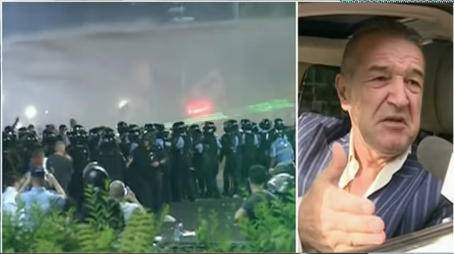 Gigi Becali despre violentele jandarmilor: “Cum sa dai cu gaze chimice ...