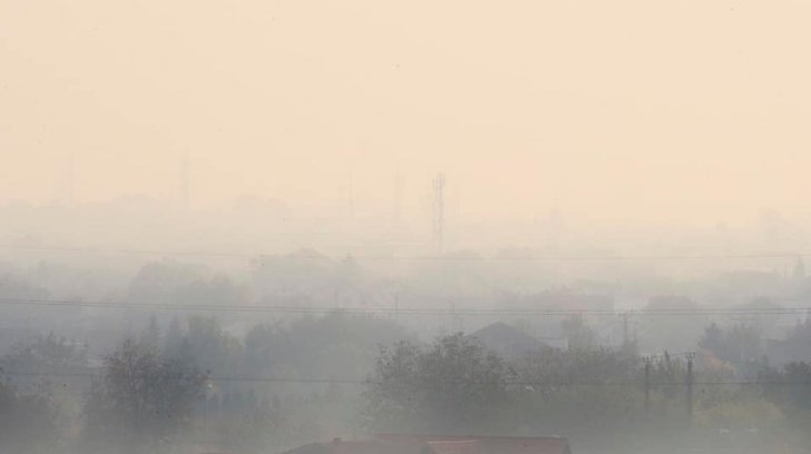 Fenomen îngrijorător în vestul României. Smogul a acoperit Timisoara