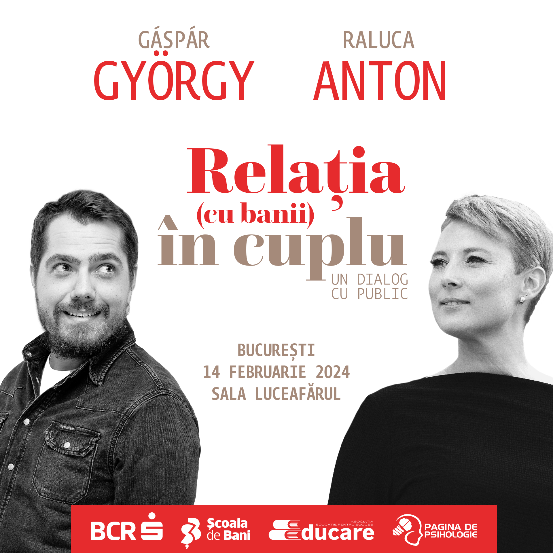 Relația (cu banii) în cuplu: un dialog cu public găzduit de ...