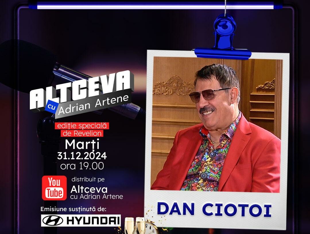 Revelion „ALTCEVA” cu legenda muzicii de petrecere, Dan Ciotoi | PREMIERĂ pe 31 DECEMBRIE
