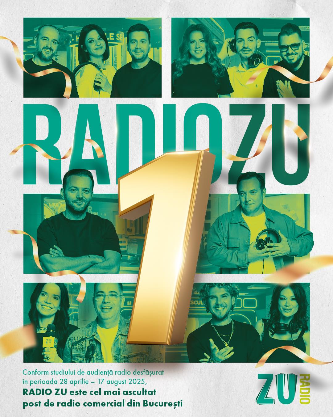 Radio ZU este cel mai ascultat post de radio comercial din București ...