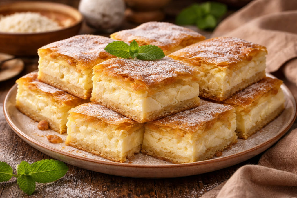 Plăcintă pentru Lăsatul Secului. Rețeta tradițională cu brânză dulce ...